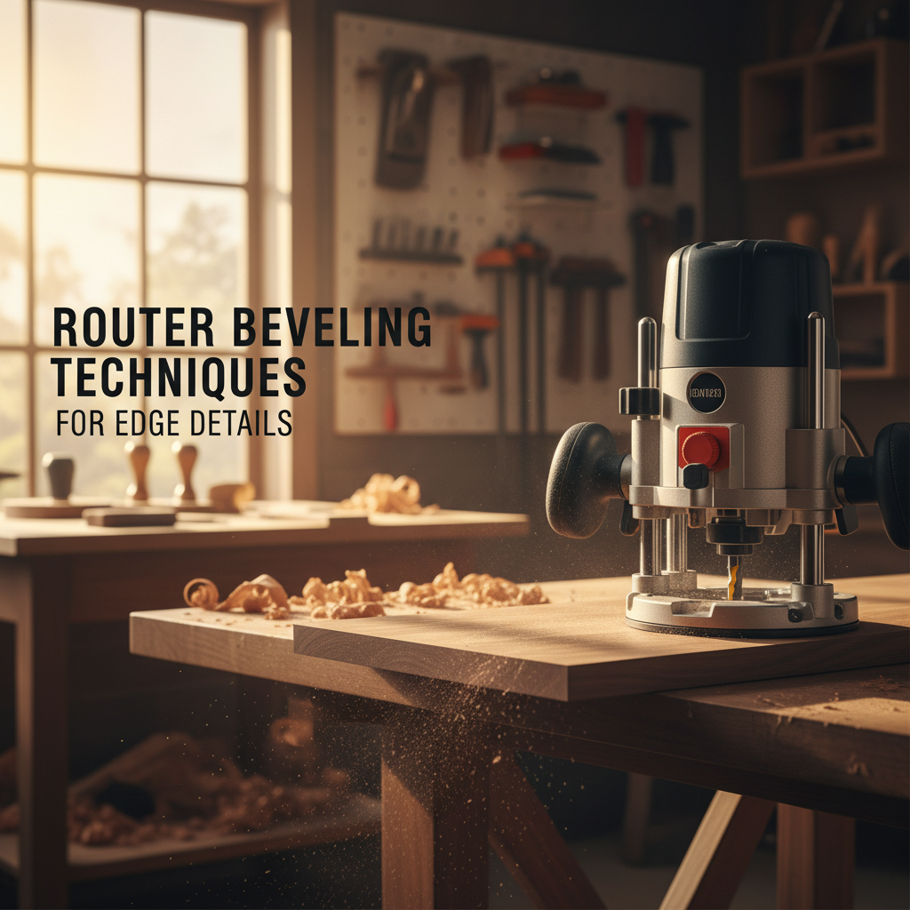 Router Beveling Techniques for Edge Details - Crafted Wood Creations