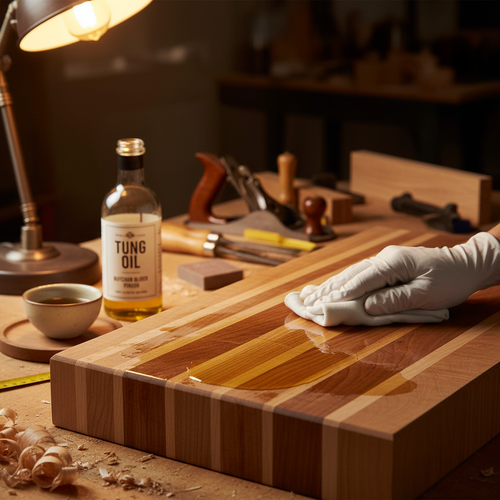Tung Oil for Butcher Block - Crafted Wood Creations