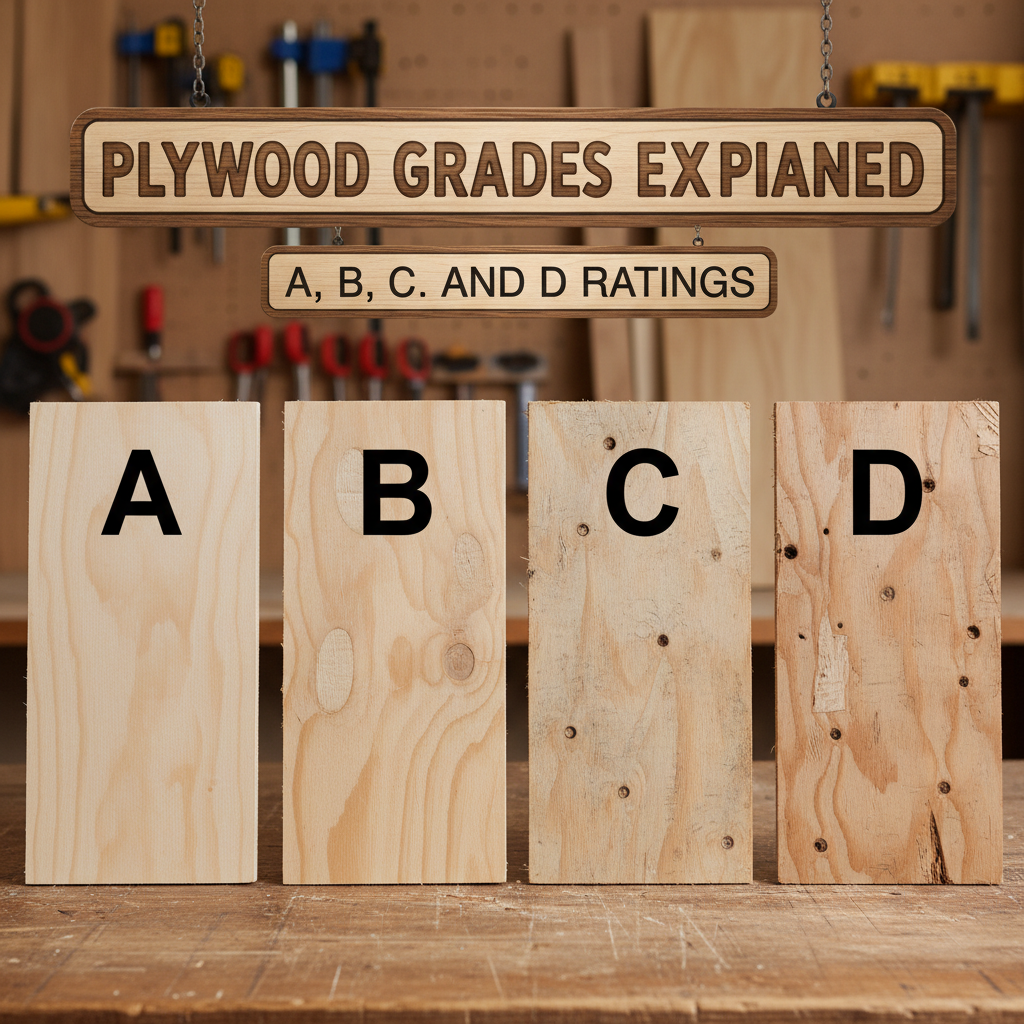 Plywood Grades Explained: A, B, C, and D Ratings - Crafted Wood Creations